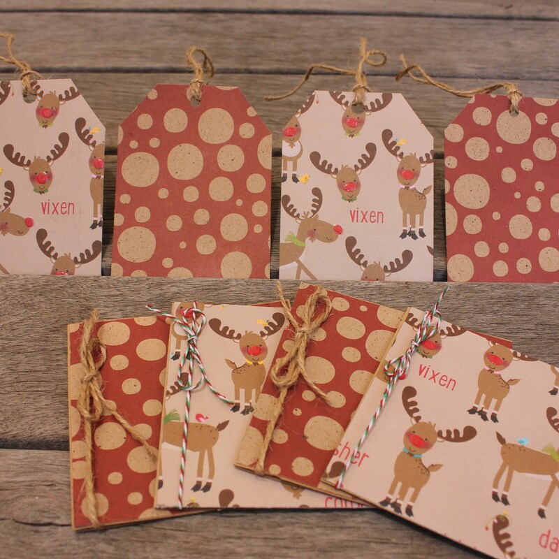 Kraft Christmas Tags - Etsy