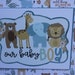 Baby Boy Album, Baby Boy Premade Album, Baby Boy First Year Album, Baby ...