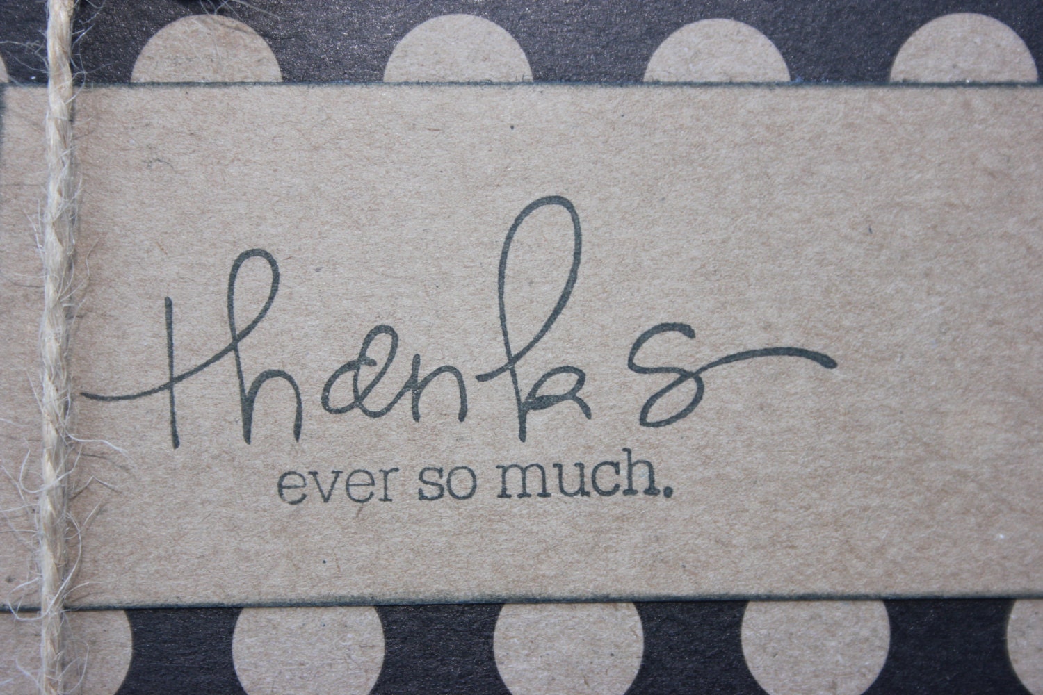 Thank You Card, Kraft Male Thank You Card, Business Thank You Card ...
