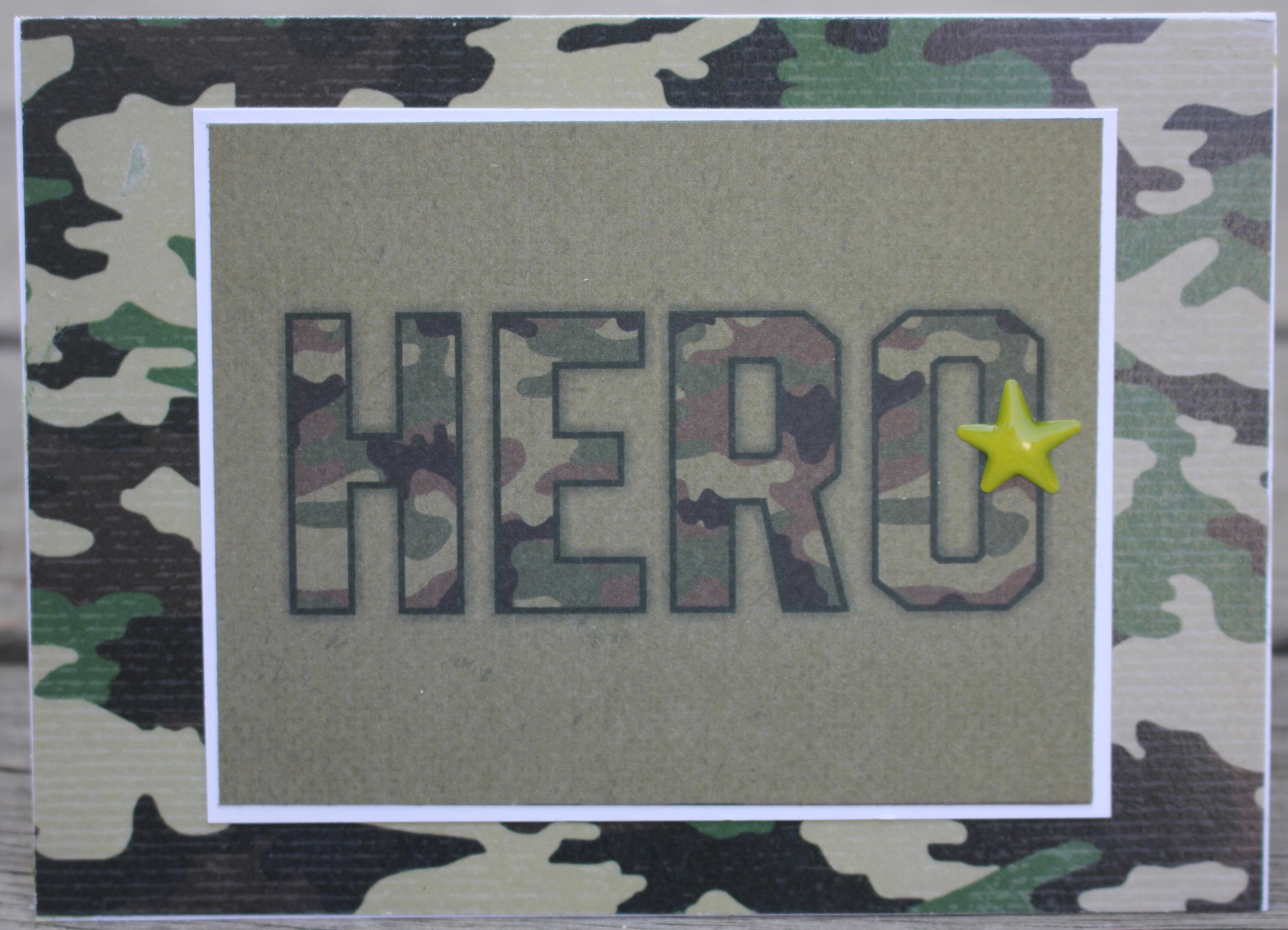 Military Card, Military Hero Thank You Card, Military Hero Card, Hero ...