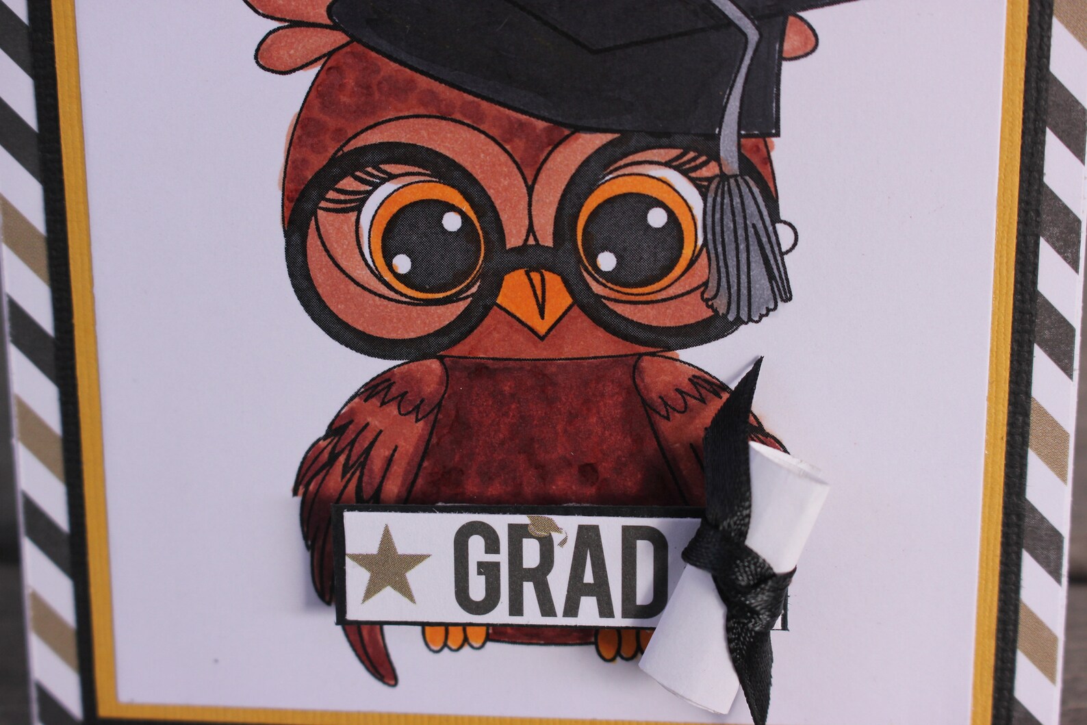 Graduation Card, Owl Graduation Card, Owl With Glasses Graduation Card ...