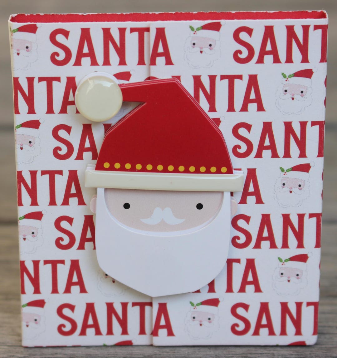 Christmas Post It Notepad Holder, Santa Claus Post It Notepad Holder ...