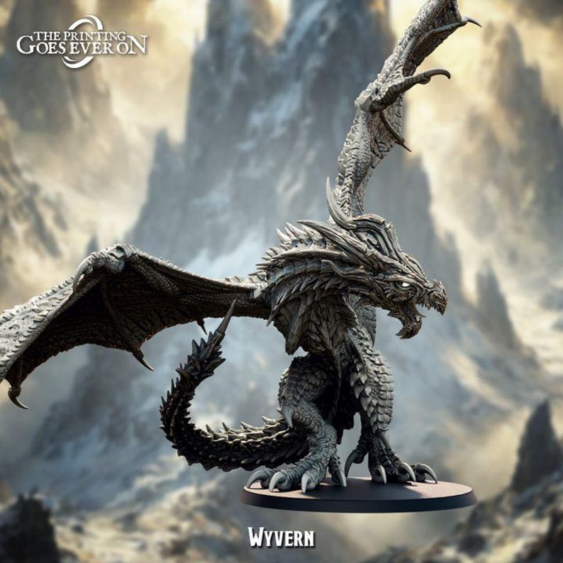 Mountain Wyvern | 28mm Scale | LOTR | 3D Print | Fantasy - Etsy Australia