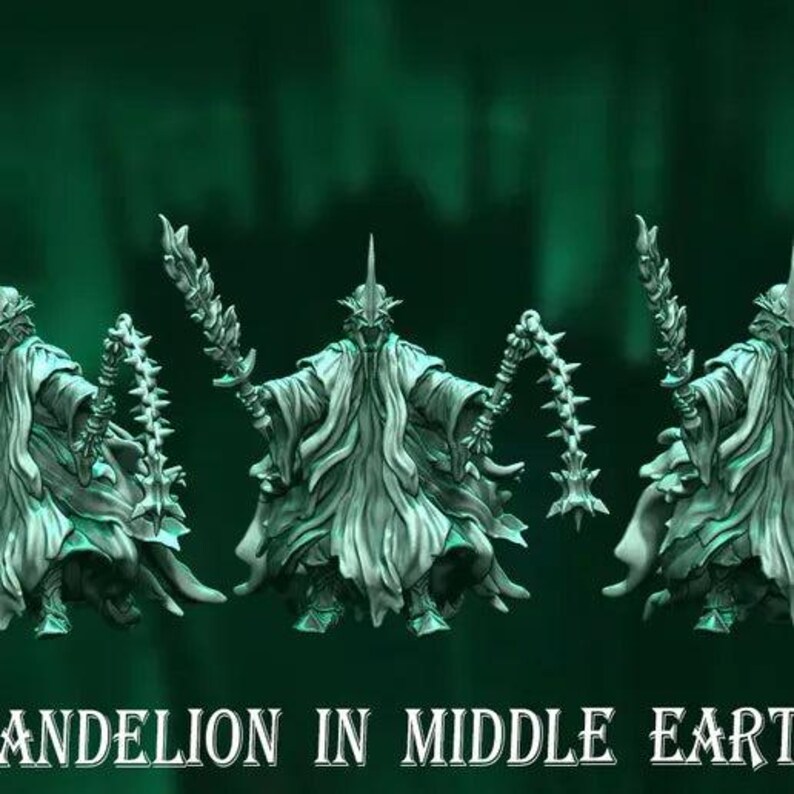 Ring Wraith's of the Dark Lord | 28mm Tabletop Miniatures | 3D Print ...