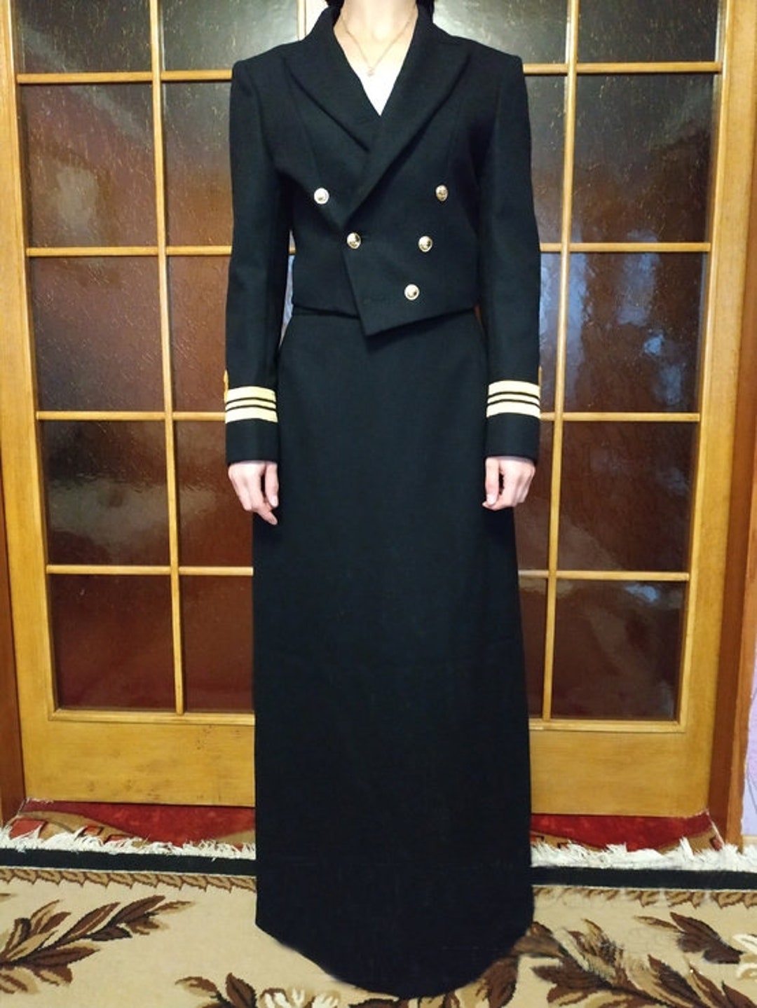 Royal Navy Woomen Uniform Captains Dress British Skirt 80s Past Centur ...