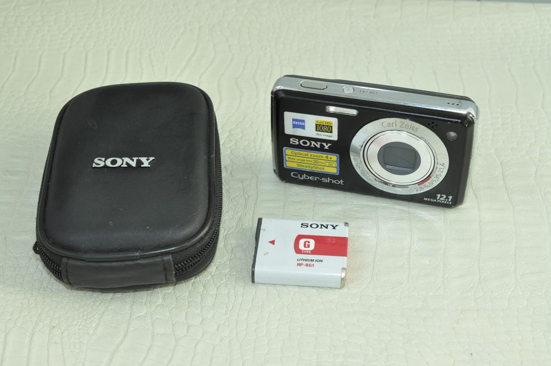 Sony Cyber-shot DSC-W210 12.1MP Digital Camera Black - Etsy