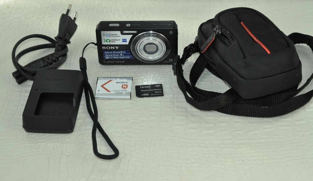 Sony Cyber-shot DSC-W360 14.1MP Digital Camera Silver Tested Memory ...