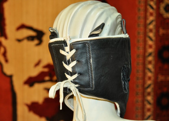 1970s Soviet vintage boxing helmet protective genuine… - Gem