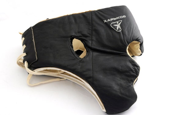1970s Soviet vintage boxing helmet protective genuine… - Gem