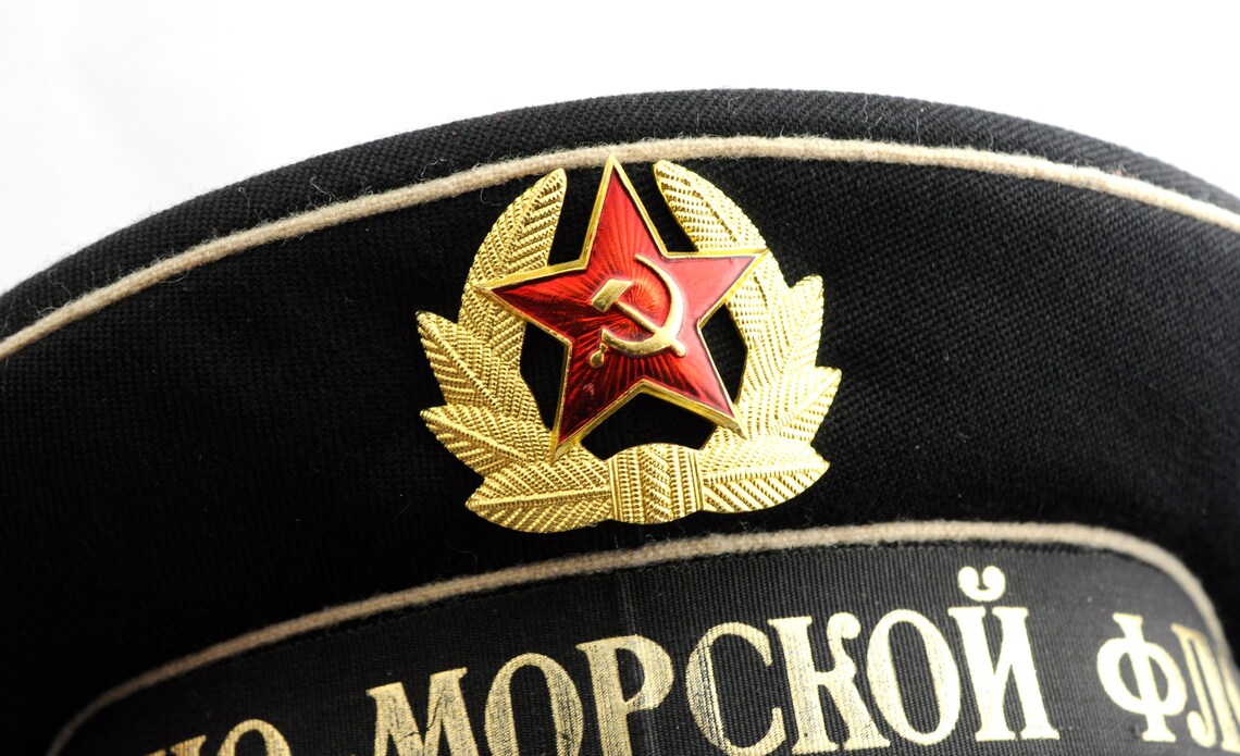 1970 origina russian soviet nAVY NORTHERN FLEET Uniform Cap | Etsy