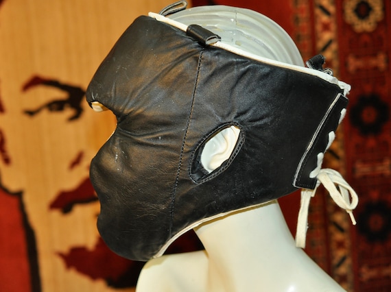 1970s Soviet vintage boxing helmet protective genuine… - Gem