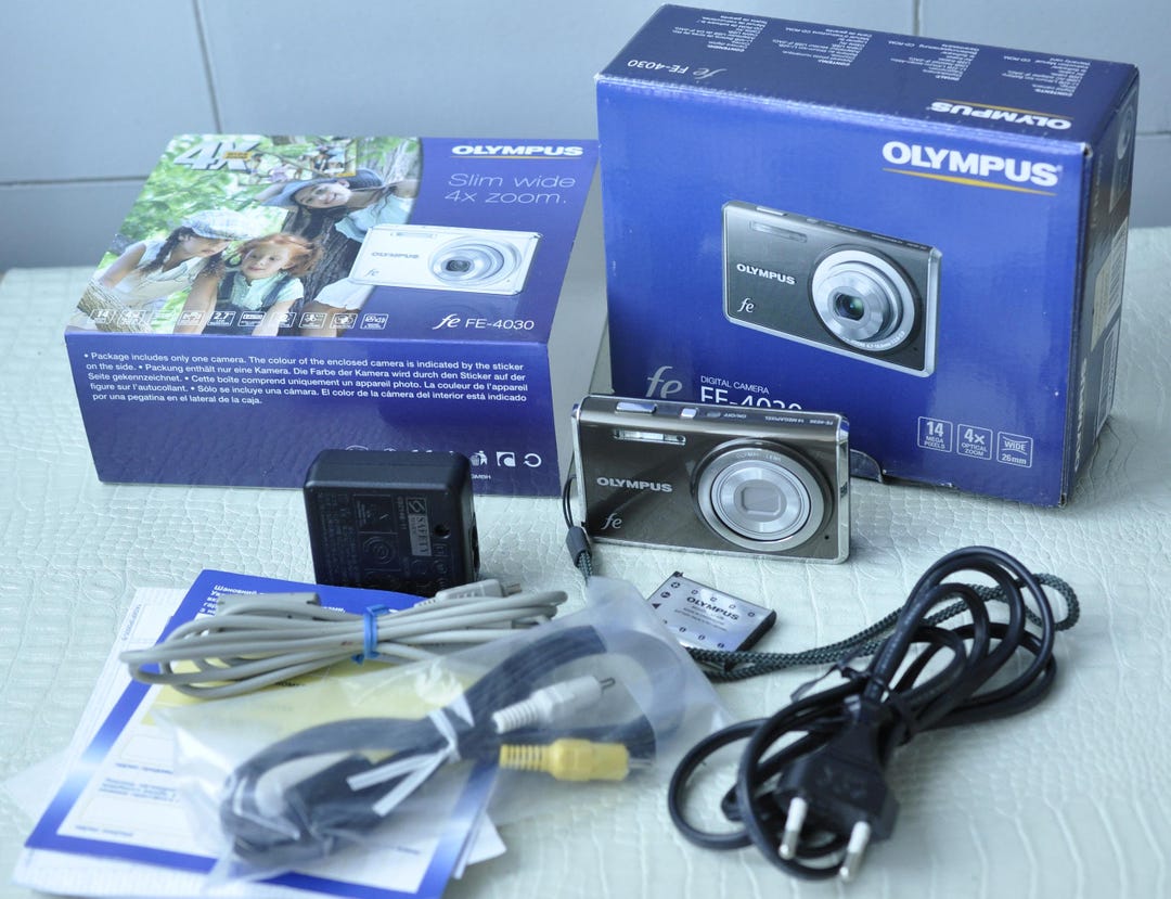Olympus FE-4030 14.0MP Digital Camera gray - Etsy Australia