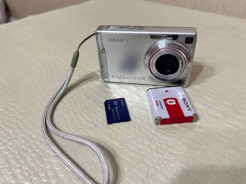 Sony Cyber-shot DSC-W200 Digital Camera 12.1 MP Compact Silver - Etsy