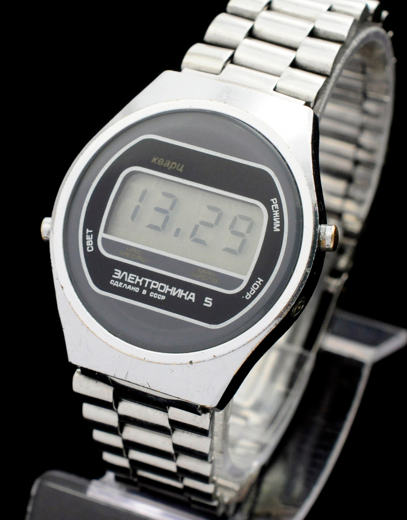Original Veri Rare ELEKTRONIKA 5 LCD Digital watch Russian | Etsy