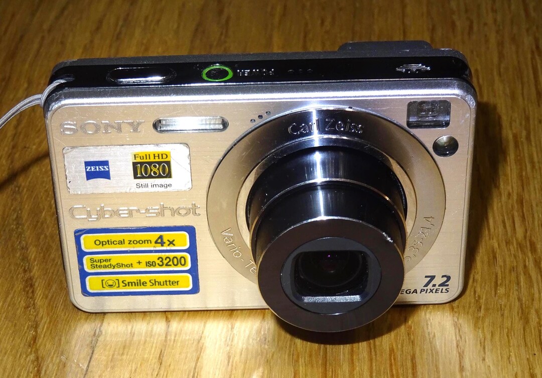 Sony Cyber-shot DSC-W120 7.2MP Digital Camera - Silver Tested Working ...