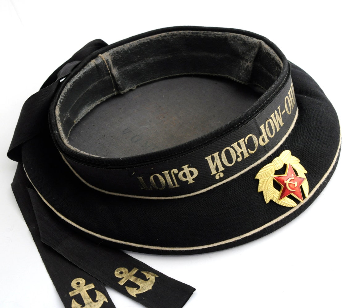 1970 Origina Russian Soviet Navy NORTHERN FLEET Uniform Cap | Etsy