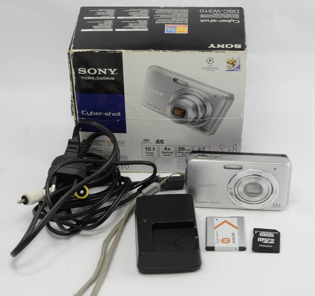 Sony Cyber-shot DSC-W310 12.1MP Digital Camera Silver - Etsy