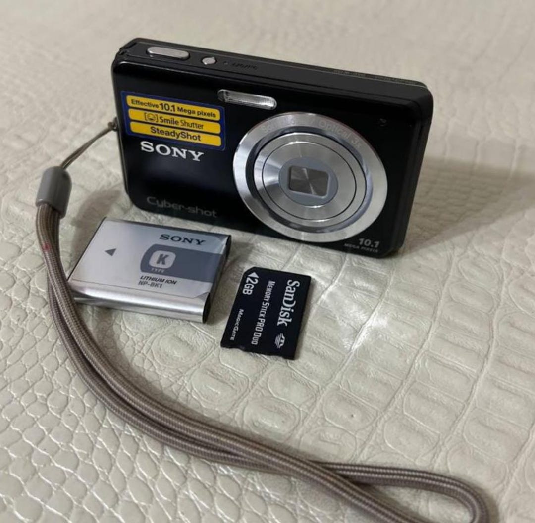 Sony Cyber-shot DSC-W180 10.1MP Vintage Digital Camera Black - Etsy UK