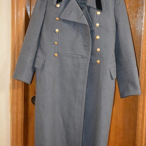 Lieutenant Colonel of Artillery Military Officer's Uniform Overcoat ...