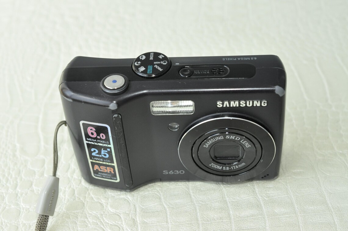Samsung S630 Digital Camera Black 6MP Tested Working - Etsy