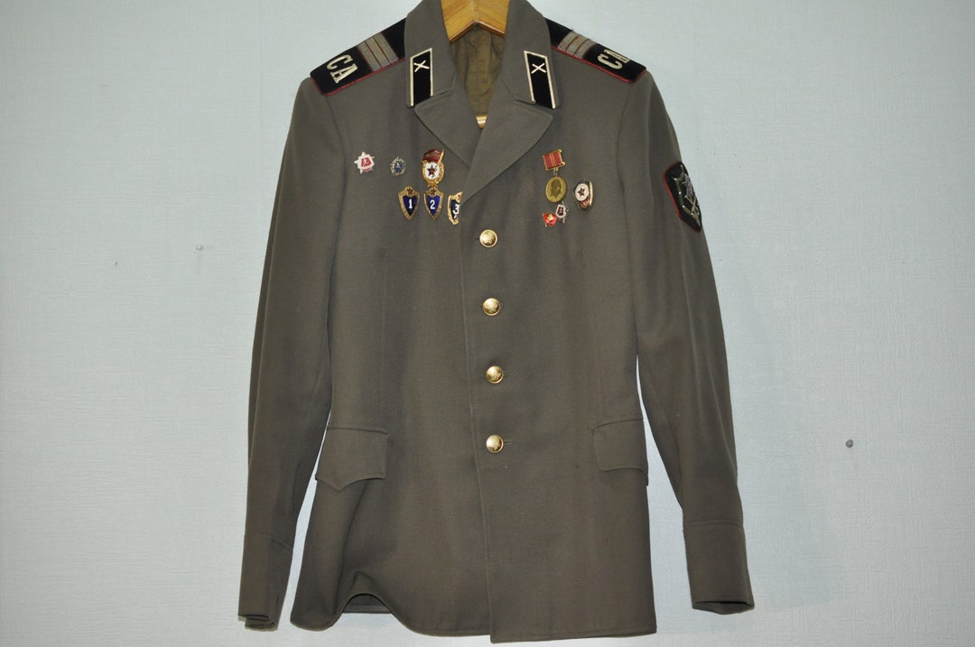 Soviet Army Military Jacket SOLDIER ARTILLERYMAN TROOPS Ussr Russian - Etsy