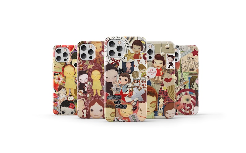 Yoshitomo Nara Phone Case Cute Japanese Phone Cover for iPhone 16 Pro ...