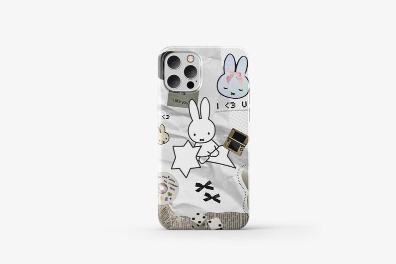 Miffy Phone Case Cute Anime Comics Phone Cover for iPhone 16 Pro Max 15 ...