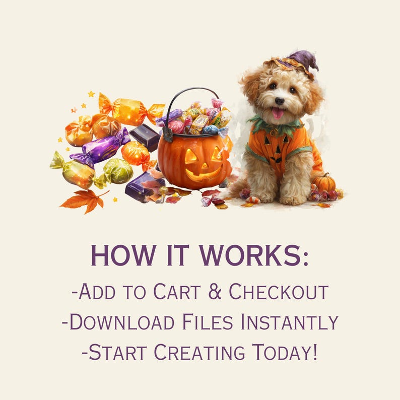 Soulful Woman Halloween Clipart Bundle: Spooky Feminine Witch PNG ...