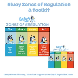 Bluey Emotion Chart - Etsy