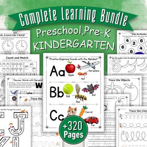 Ultimate Preschool-kindergarten Busy Book | 320+ Pages of Math ...