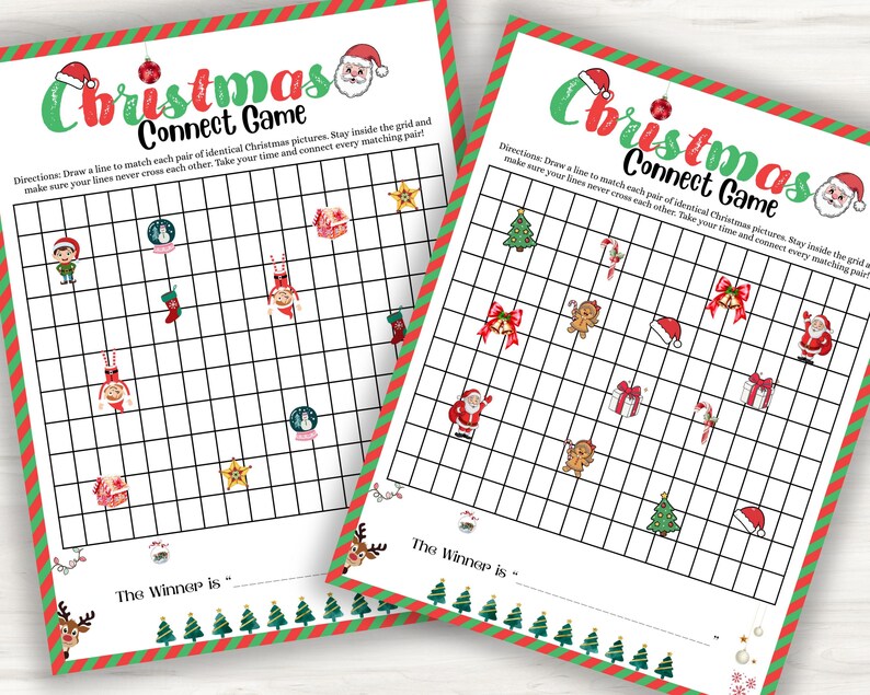 50+ Printable Christmas Games Bundle | Family, Kids & Holiday Party Fun ...