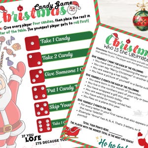 50+ Printable Christmas Games Bundle | Family, Kids & Holiday Party Fun ...