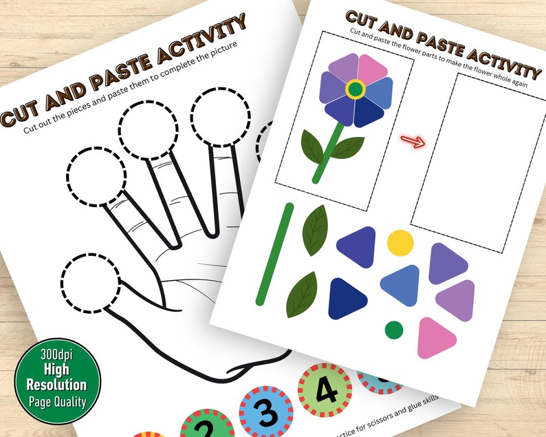 Montessori Scissor Skills Bundle, Practical Life Activities, Preschool ...