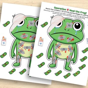 Sick Frog Rescue | Cut and Paste | Fine Motor Scissor Skills ...