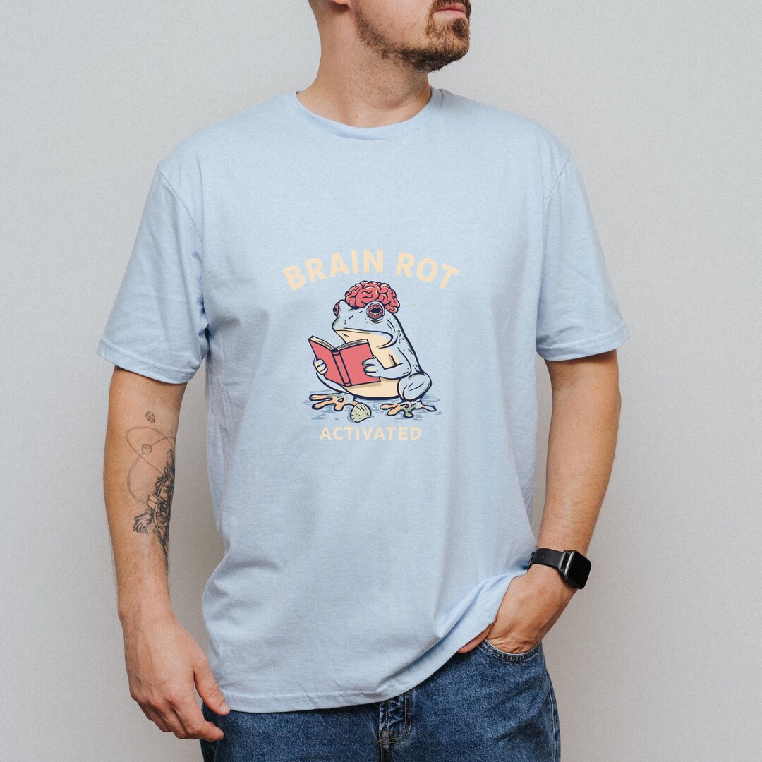 Funny Frog Meme T-shirt: Brain Rot Humor Tee - Etsy