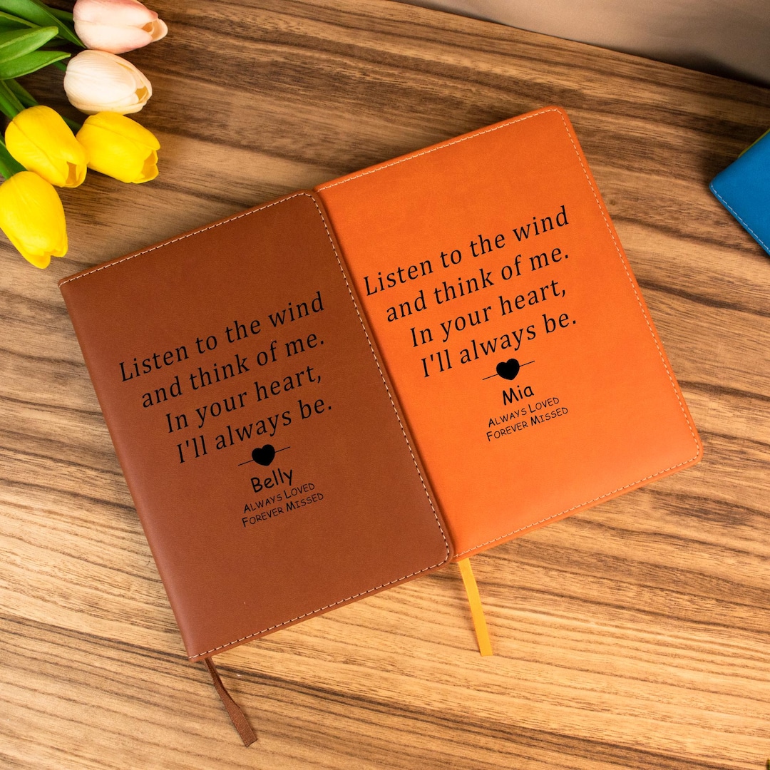 Personalized Memorial Notebook: Remembrance Journal, Grief Keepsake - Etsy
