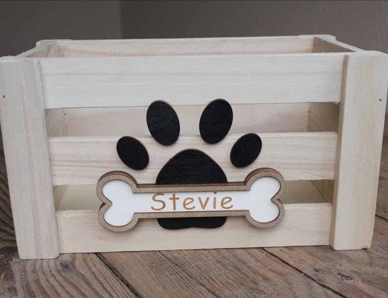 Personalised Toy Box | Gift Box | Toy Storage | Dog Crate | Dog Treat ...