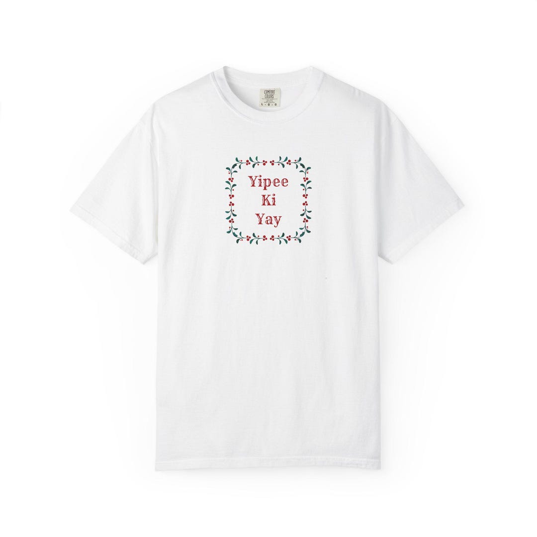 Yippee Ki Yay T-shirt | Alternative Holiday Shirt for Diehard Fans - Etsy