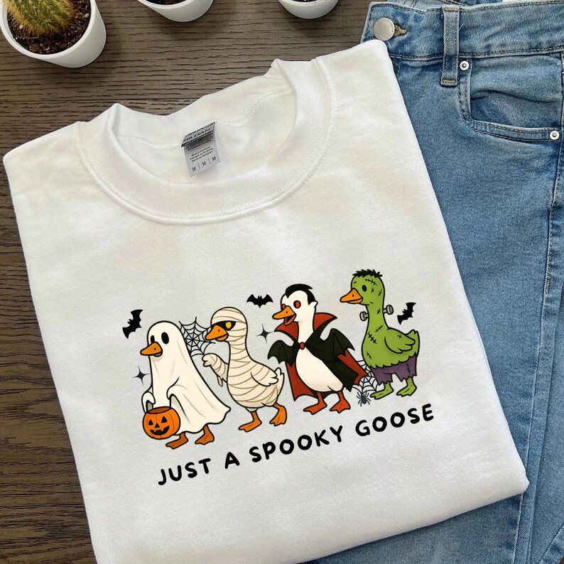 Spooky Goose PNG, Halloween Duck Clipart, Cute Trick-or-treat Goose ...