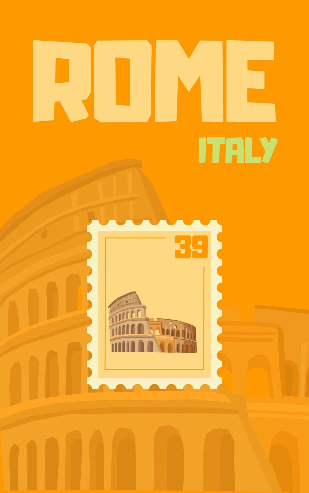Book / Album Cover - Rome - Etsy