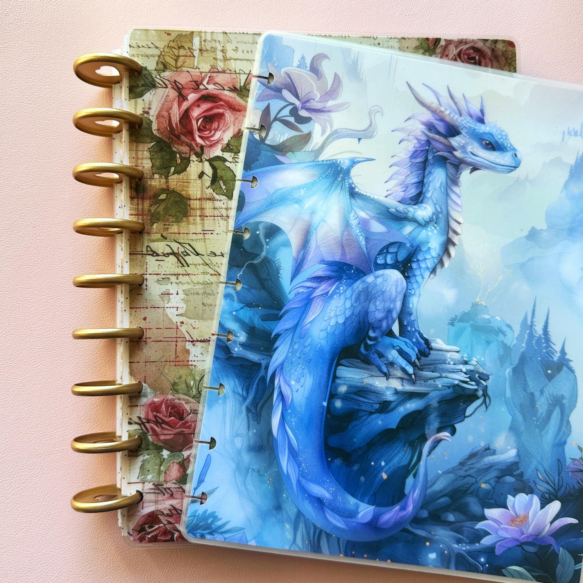 Planner Cover TUL, Happy Planner Cover, Vintage Journal, Spiral ...