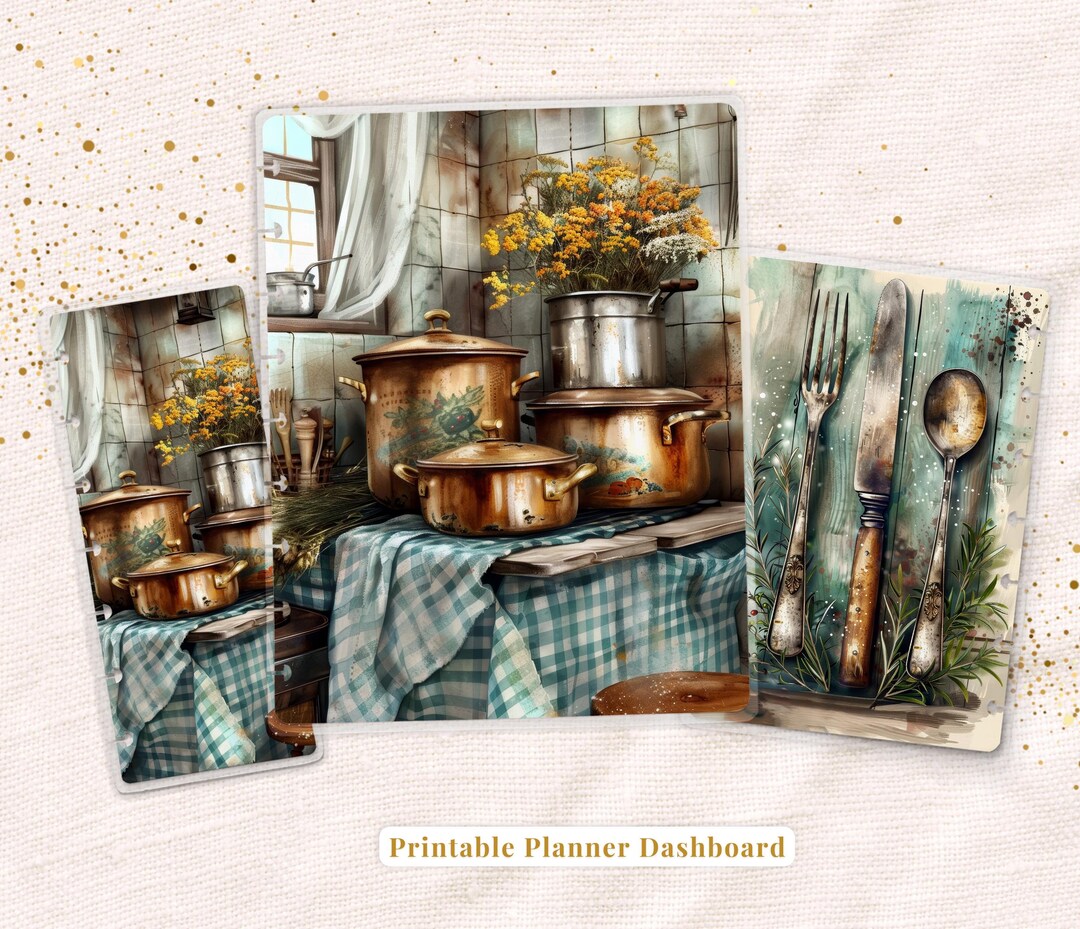 Printable Planner Dashboard | Happy Planner, TUL, A5, B6, Pocket ...