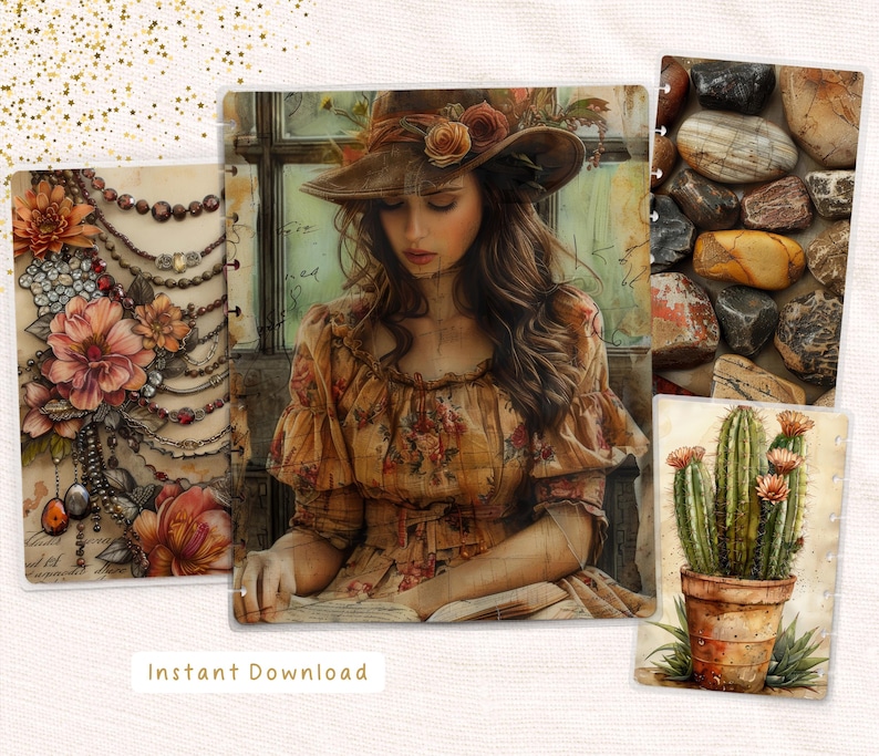 Printable Planner Cover Set | Happy Planner, TUL, EC, A5, A6 | Digital ...