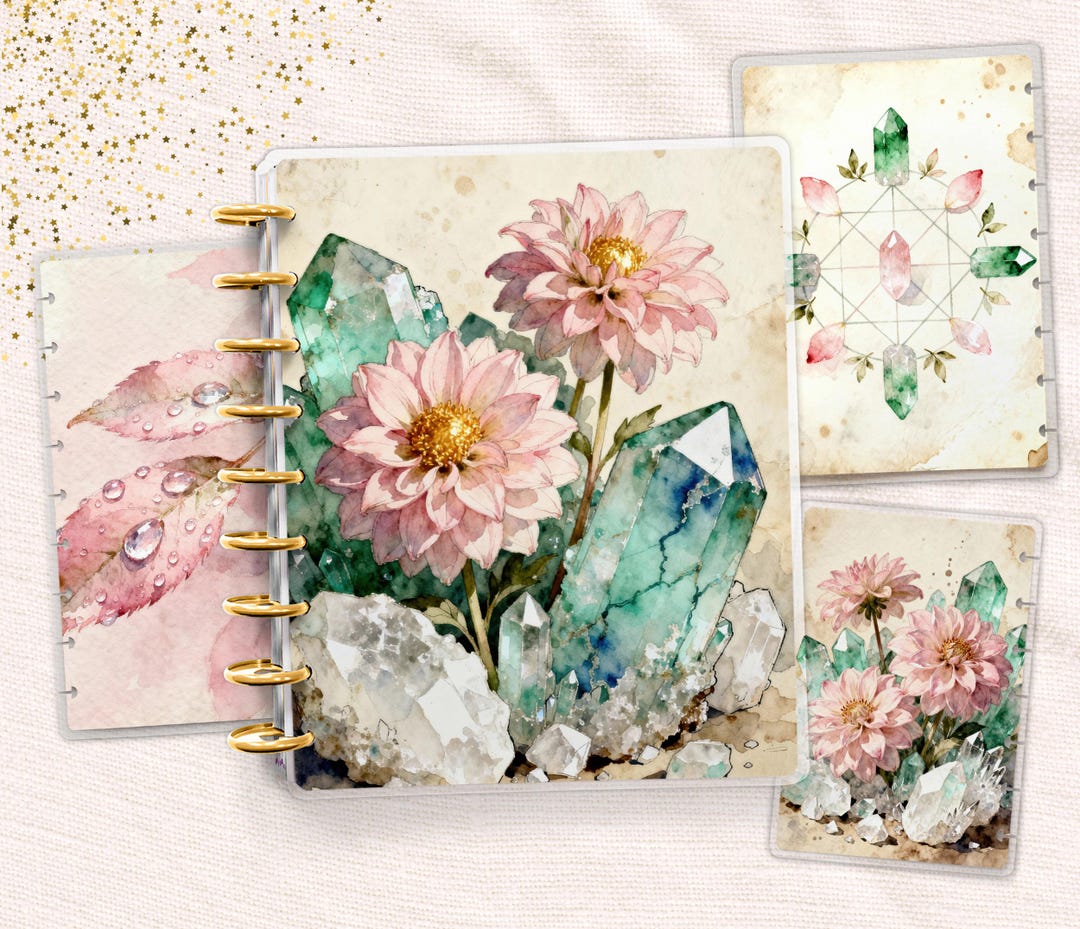 Laminated Planner Cover Set | Happy Planner and TUL | Pink Florals ...