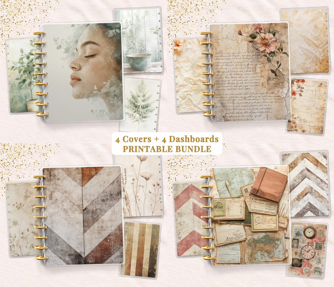 Printable Planner Bundle | Instant Download | Vintage Botanical ...