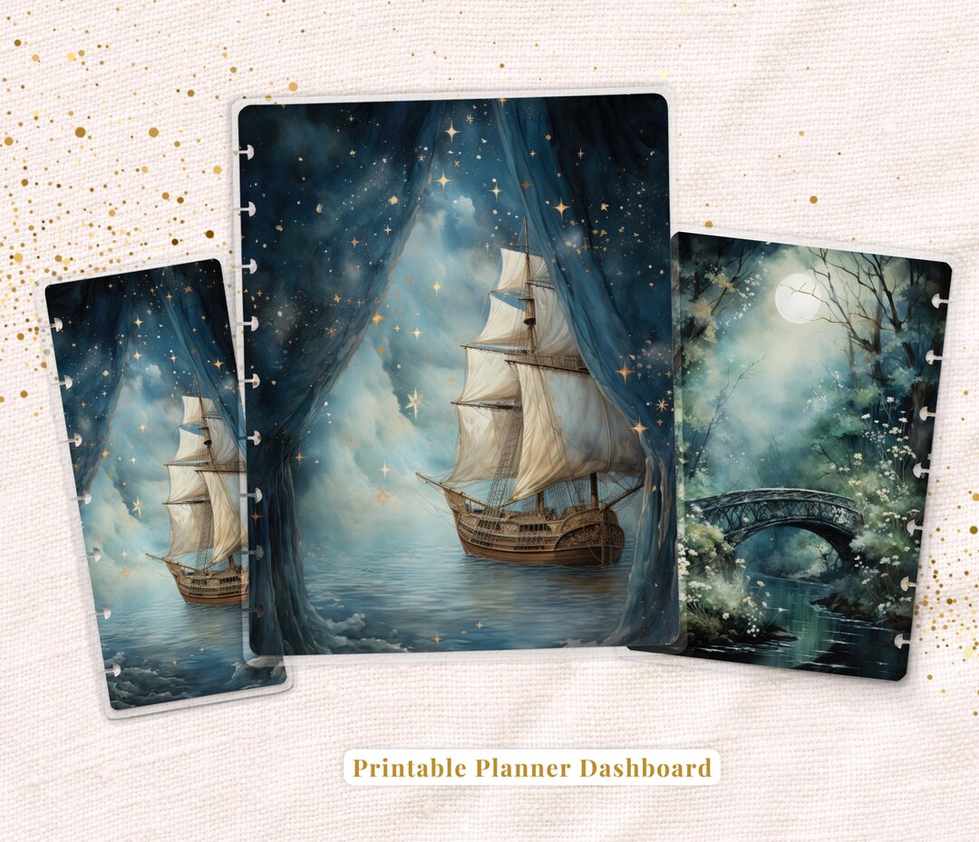 Printable Planner Dashboard | Happy Planner, TUL, A5, B6, Pocket | Digital Download PDF ...