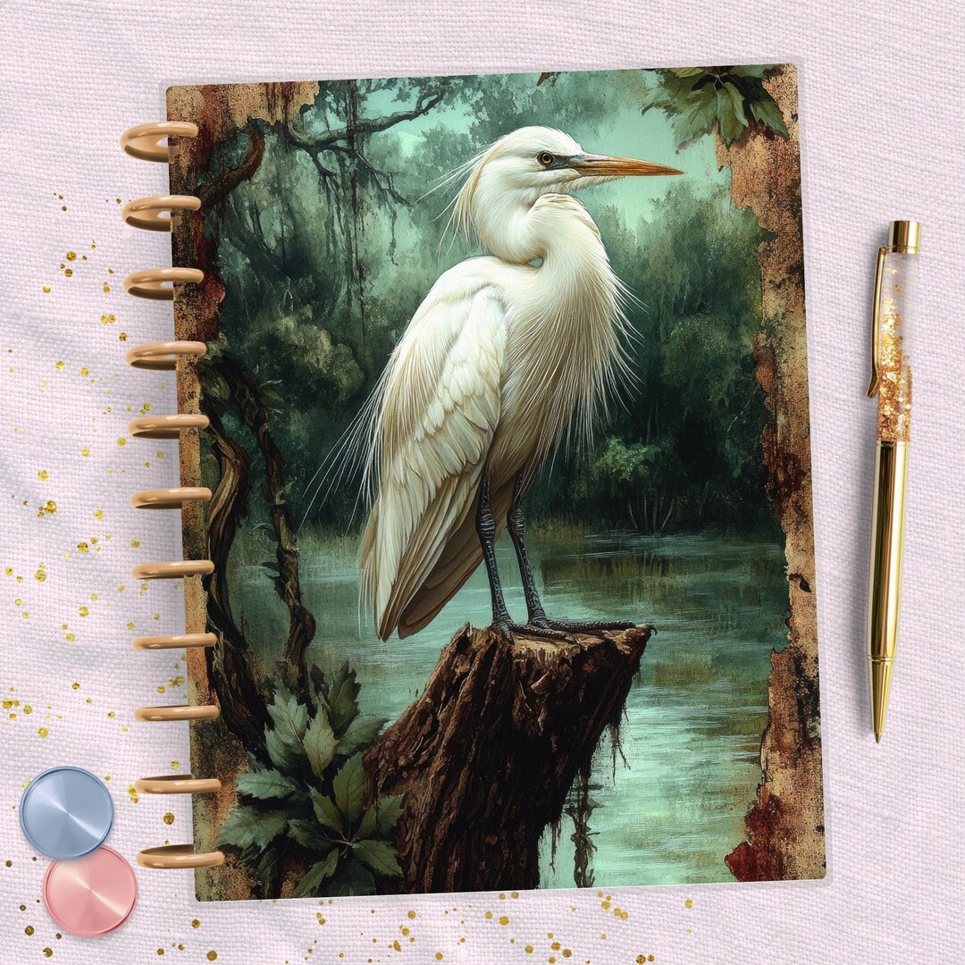 Green Lake Bird Big Happy Planner Dashboard, Laminated Divider Insert ...