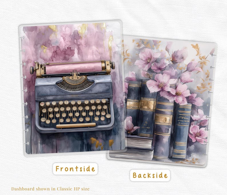 Vintage Typewriter Planner Dashboard Divider PDF Digital Download ...