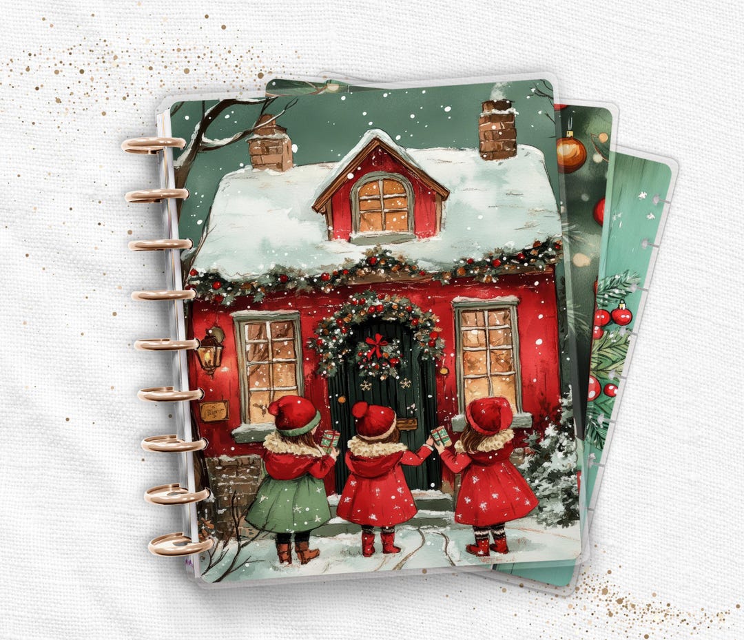 Laminated Planner Cover Set | Happy Planner and TUL | Holiday House ...