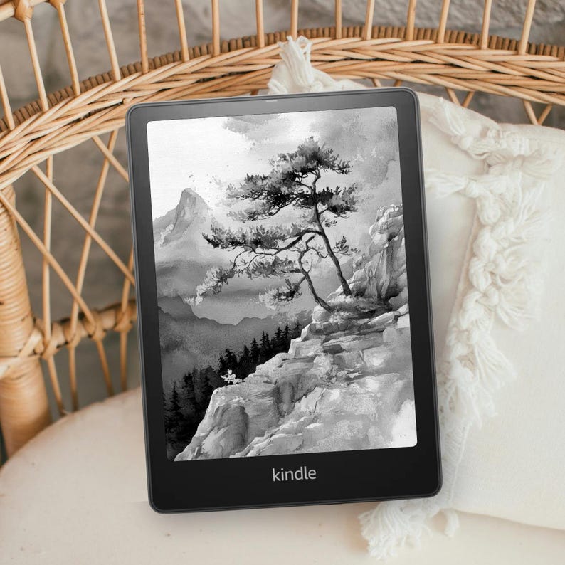Mountain Tree Kindle Screen Saver, Digital Download, Paperwhite ...